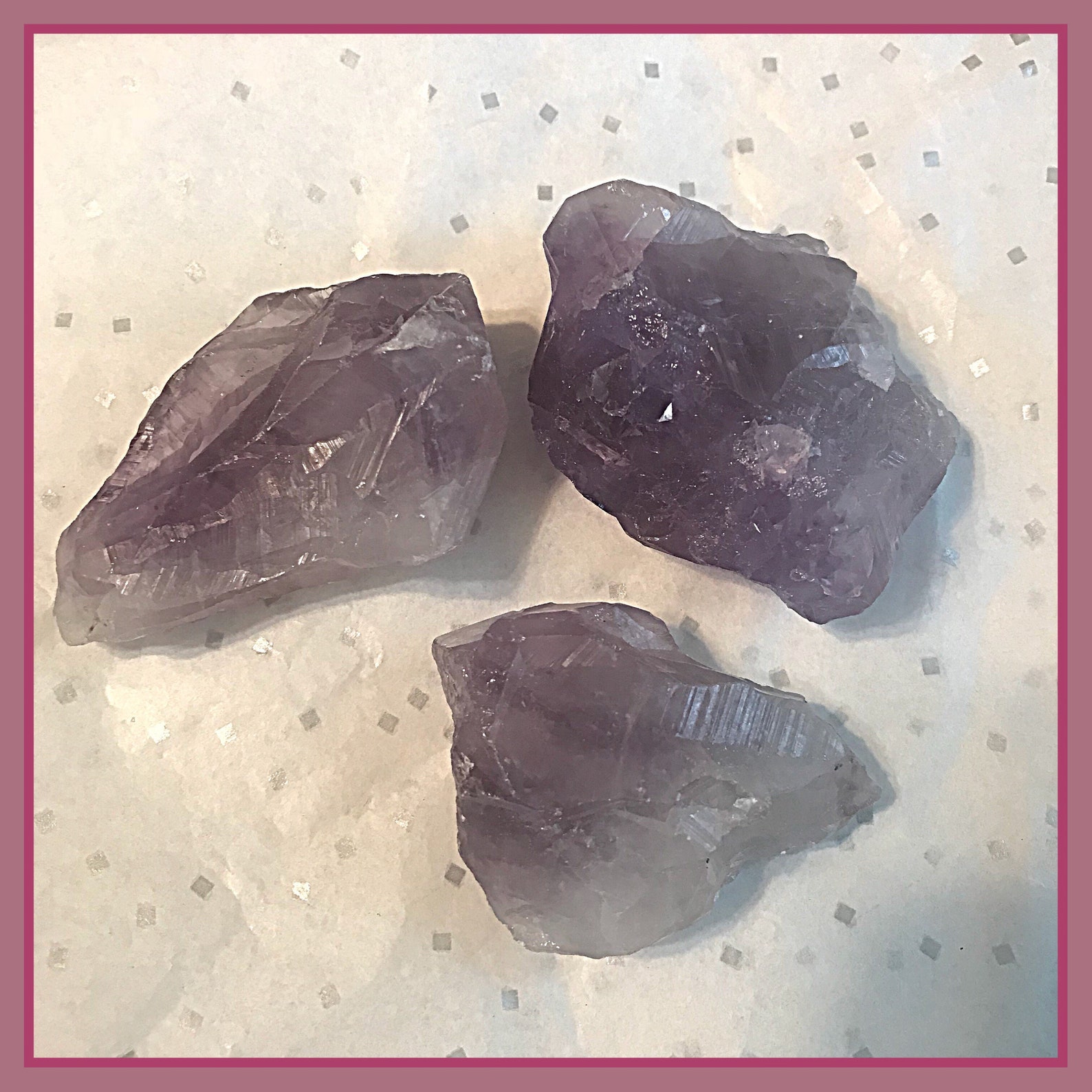 Natural Amethyst Point Crystals - Etsy