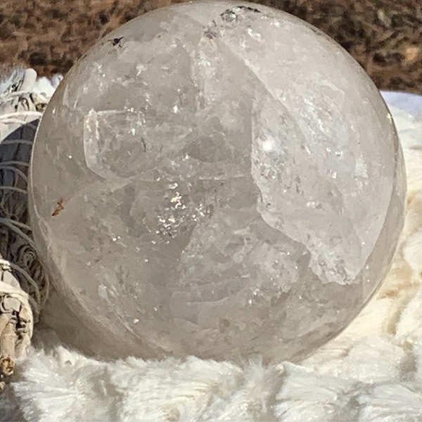 Large Crystal Ball - Etsy