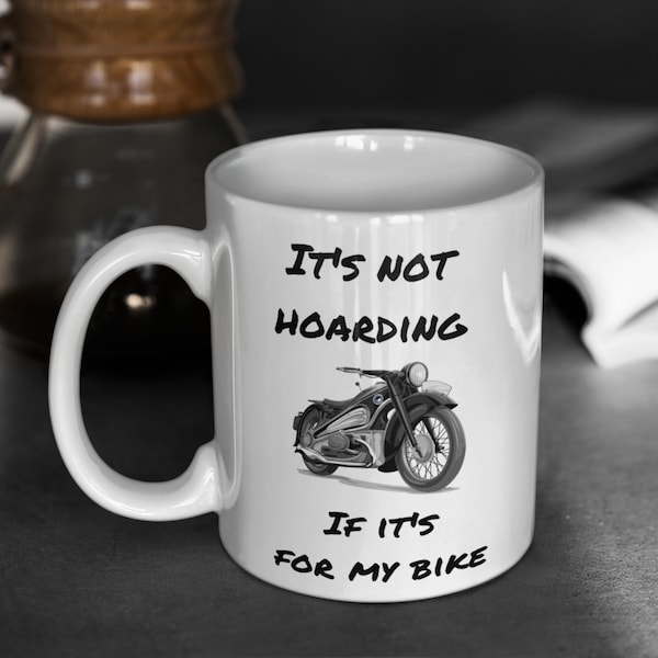 Funny Motorcycle Mug - Etsy