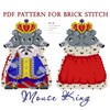 Brick Stitch Pattern Baby Angel and Kitten, Little Black Afro Girl ...