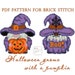 Halloween Train Brick Stitch Pattern, Halloween Beaded Ornament, Ghost ...