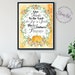 Scripture, Bible Verse, Watercolor Floral Thanksgiving Poster Print ...