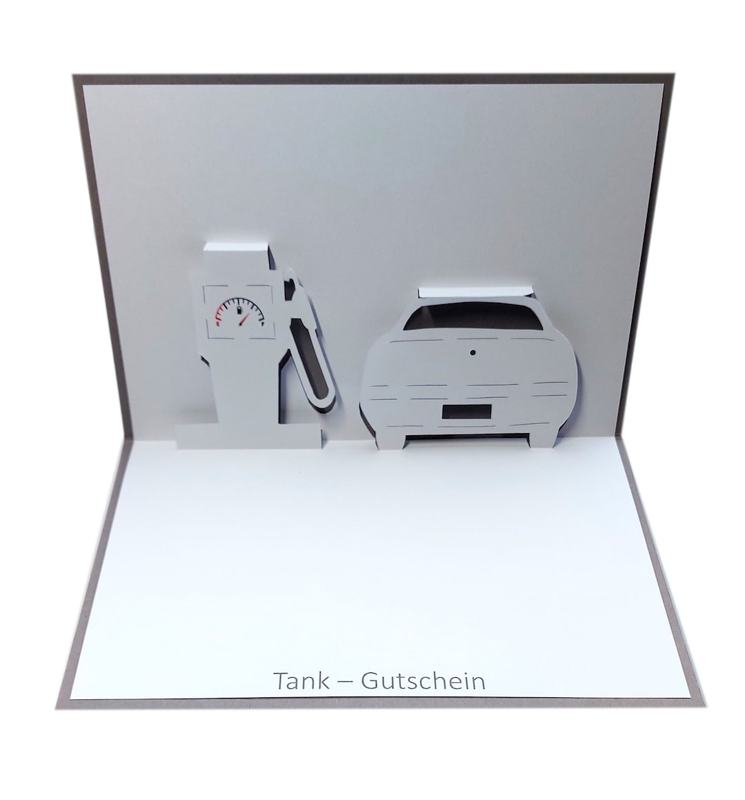 Pop-up Card: Fuel Voucher - Etsy