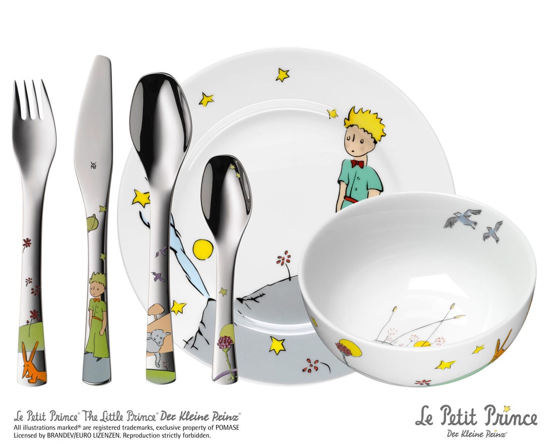 WMF Children's Tableware Set the Little Prince – 6-piece With Personal ...