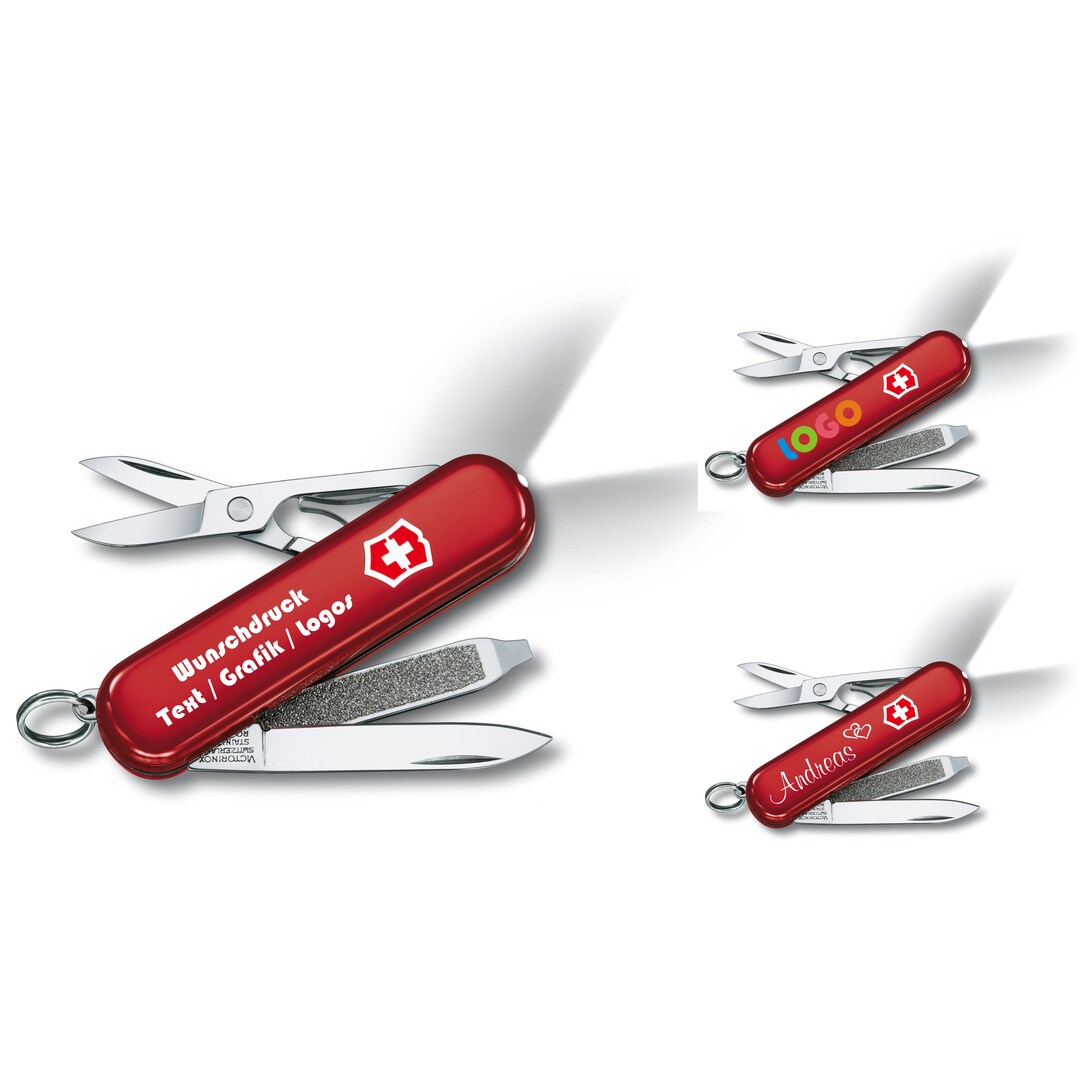 Victorinox Swiss Lite Pocket Knife With Custom Print on the Handle Gift ...
