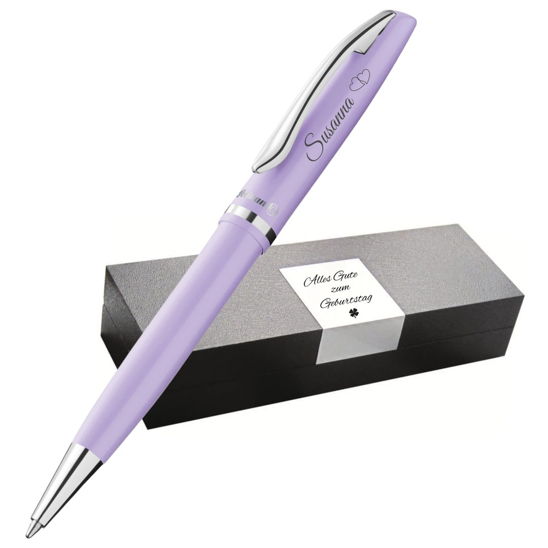 Pelikan Jazz Ballpoint Pen Lavender With Engraving Gift Unique Pens ...