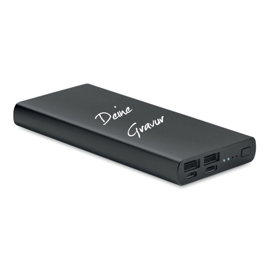 Power Bank With Custom Engraving 10000mah Aluminum Housing Including ...