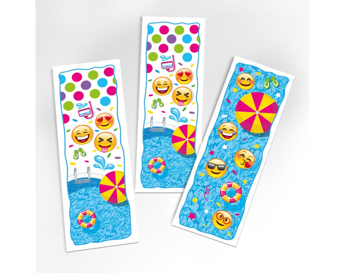 Bookmark Pool Pool Party 6-24 Pieces - Etsy