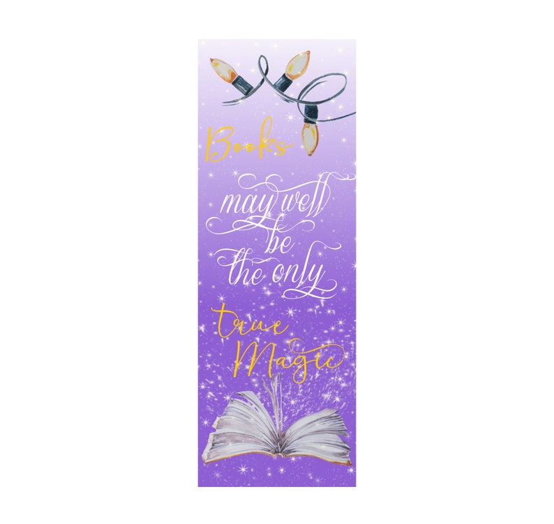 Books Are Magic Bookmark - Etsy Australia