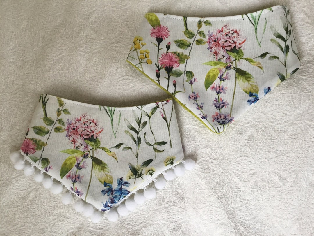 Halstuch Hund/Katze, Frühling Halstuch, Hochzeit, Rosen, edles Leinen ...