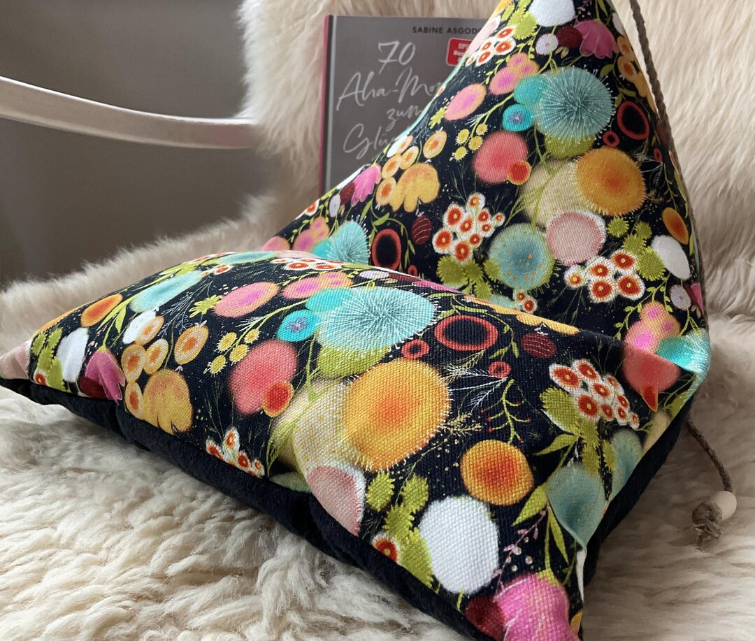 Reading Pillow, Linen+, Large, Flexible, Floral Print, Landscape ...