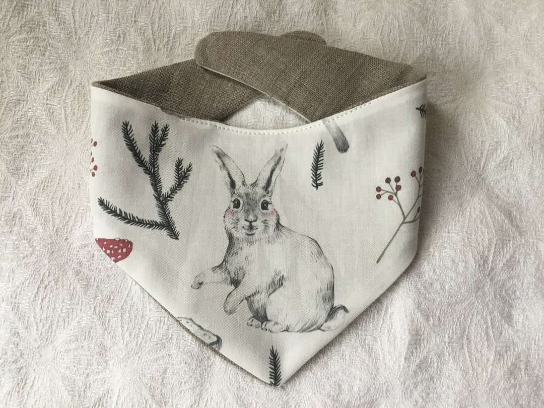 Hasen Ostern Halstuch Hund/katze Leinenbaumwolle - Etsy