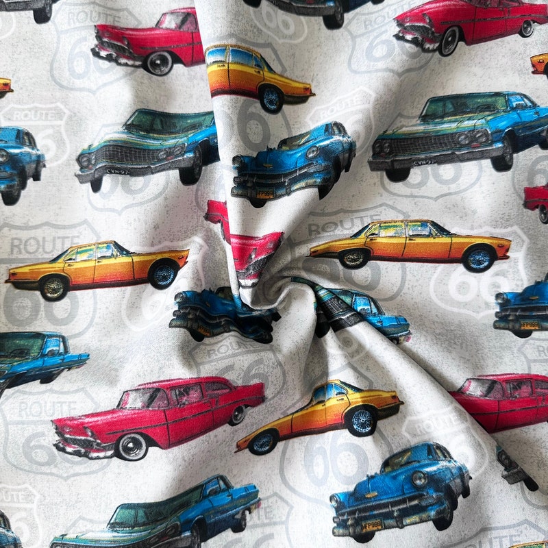Classic Car Fabric - Etsy