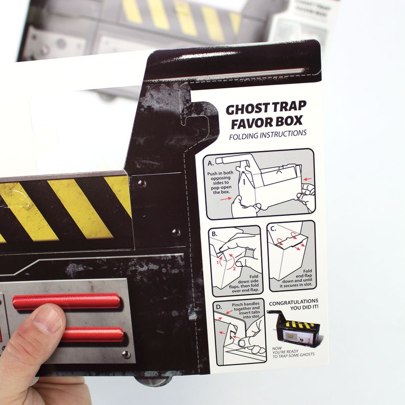Ghostbusters Ghost Trap Favor Boxes - Set of 8 | Authentic Movie Design ...