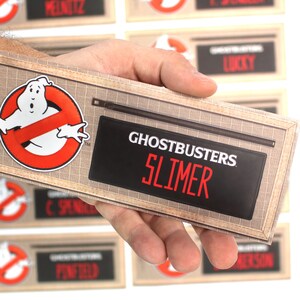 Ghostbusters Water Bottle Labels - Set of 16 | Iconic Name Patch Design ...