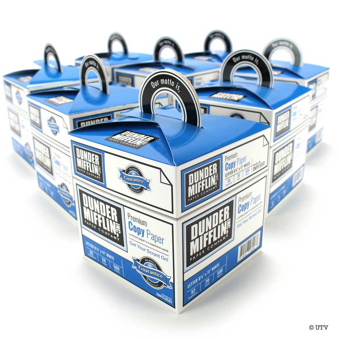Dunder Mifflin Paper Box Inspired Party Favor Boxes (8 Pack)– Themed ...