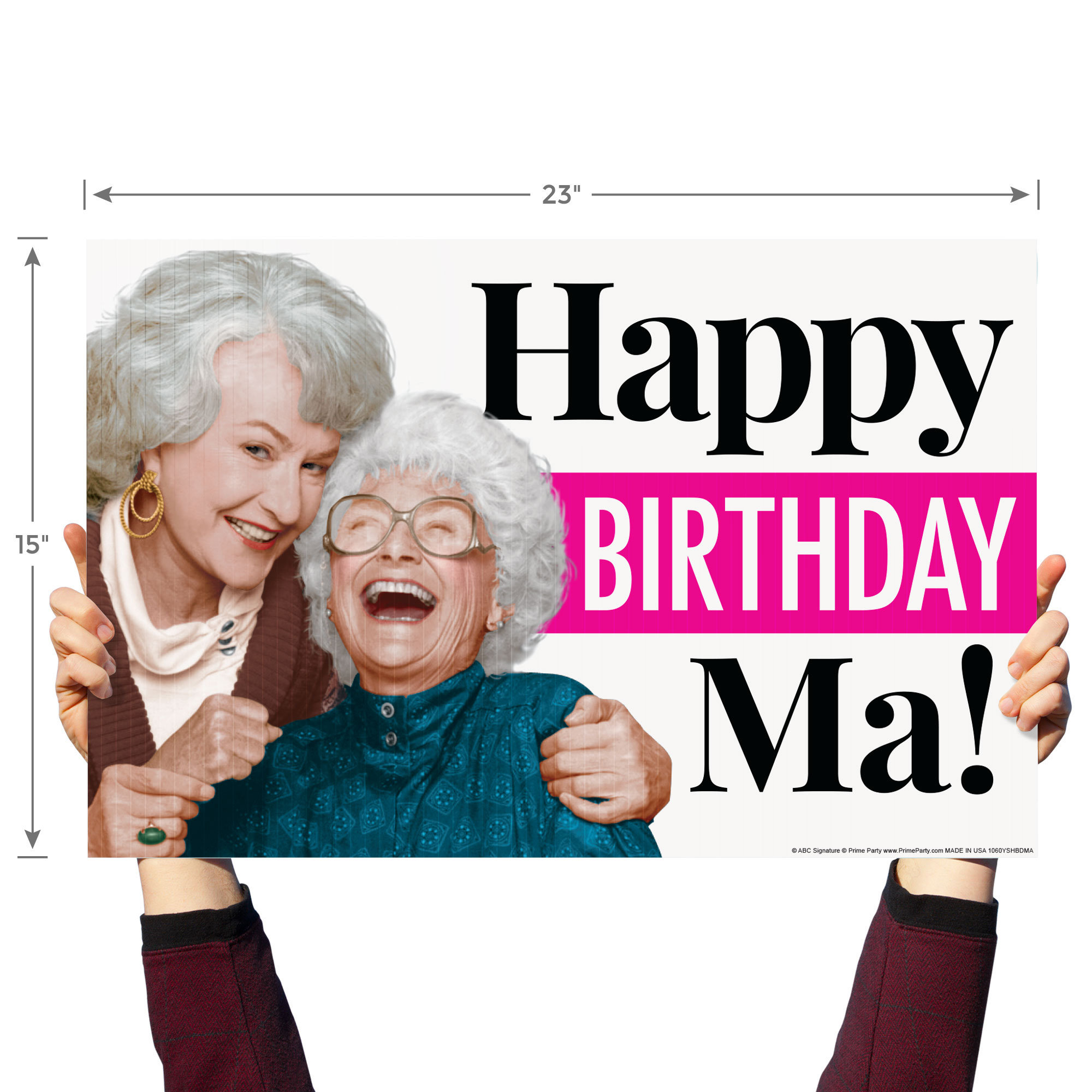 Golden Girls Yard Sign Happy Birthday MA Party Decorations - Etsy