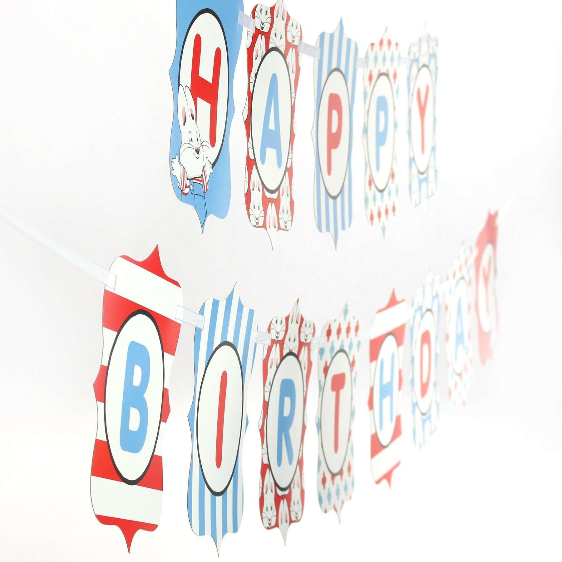 Max and Ruby happy Birthday Jointed Pennant - Etsy