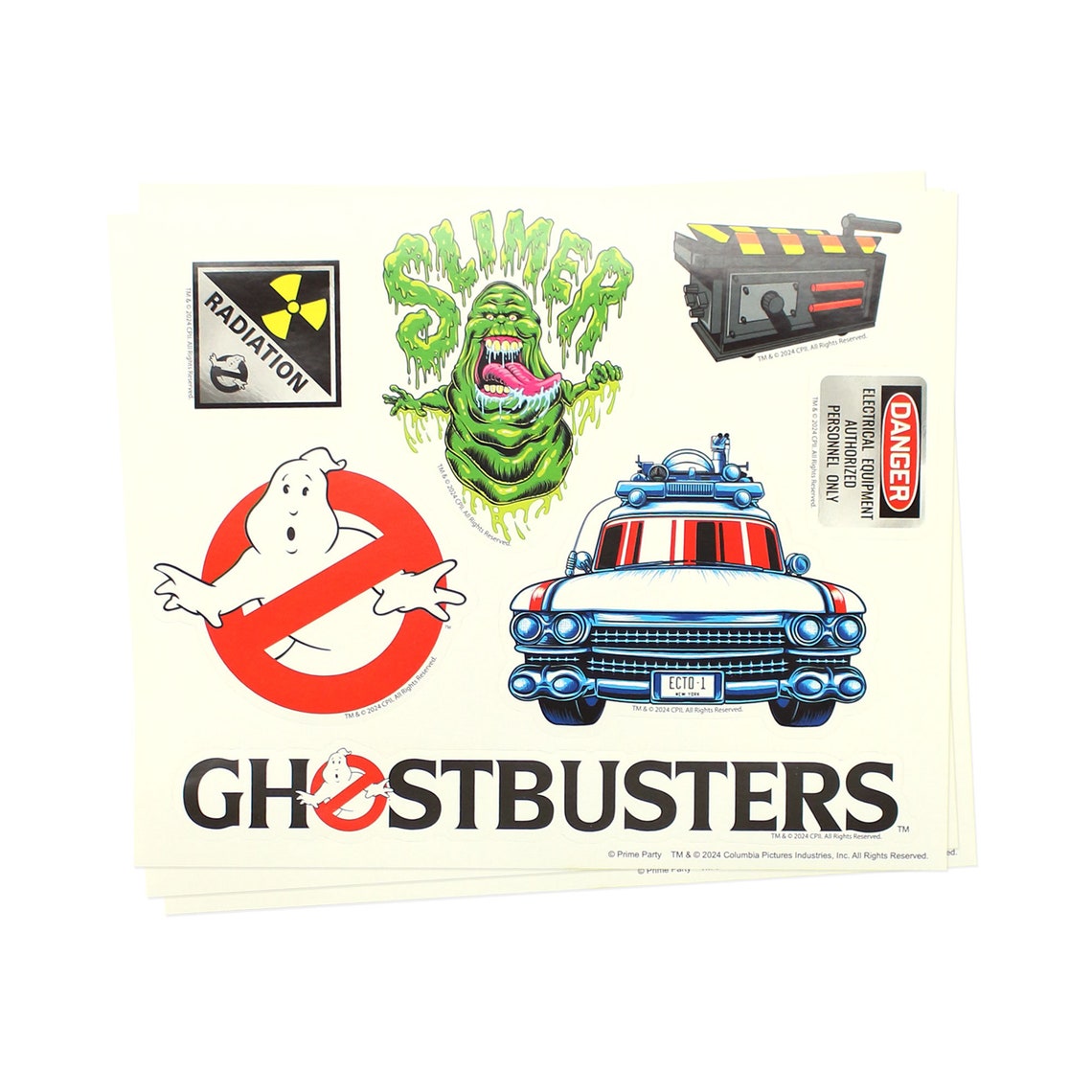 Ghostbusters Sticker Sheets - Pack of 8 | Iconic Stickers With Slimer ...