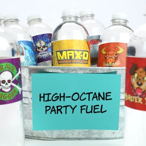 Monster Jam Water Bottle Labels (pack of 16) Monster Truck Party ...