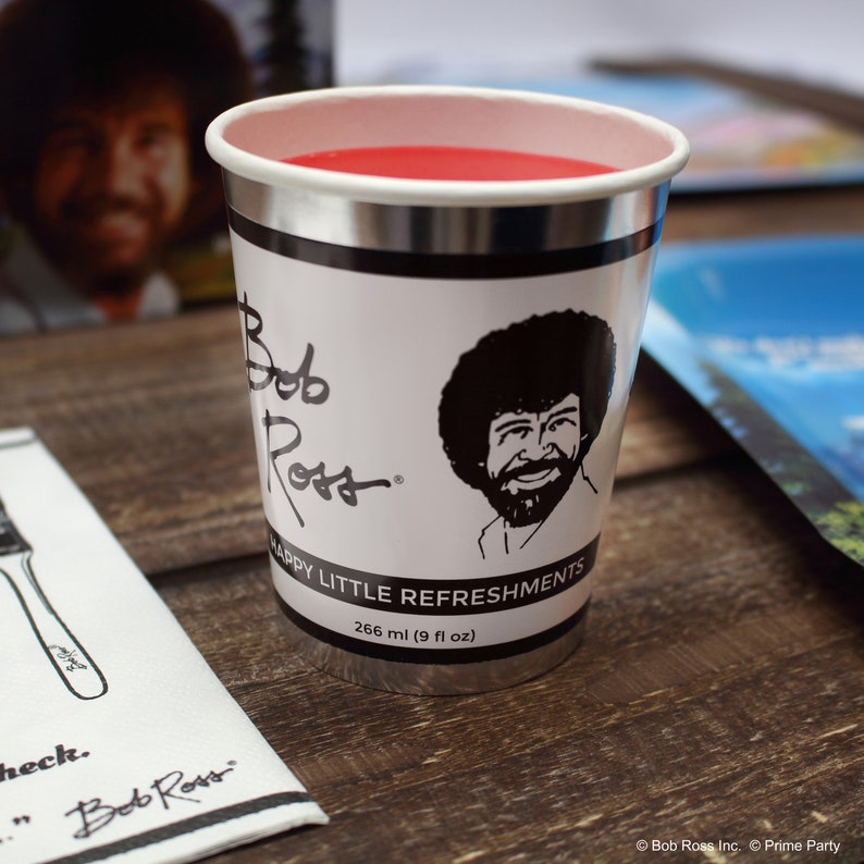 Bob Ross Party Supplies Party Packs Birthday Decorations - Etsy