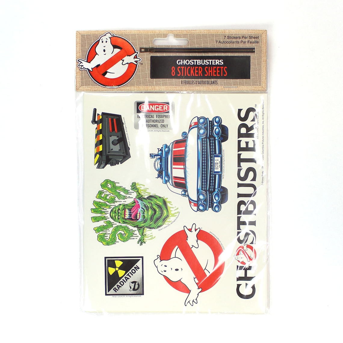 Ghostbusters Sticker Sheets - Pack of 8 | Iconic Stickers With Slimer ...