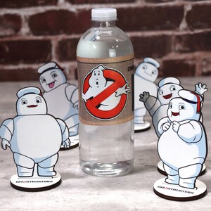 Ghostbusters Water Bottle Labels - Set of 16 | Iconic Name Patch Design ...