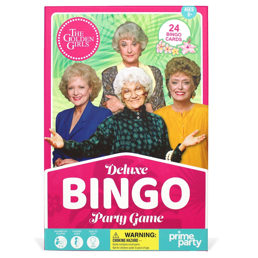 Golden Girls Bingo Party Game – Fun Nostalgic Set | Perfect for ...