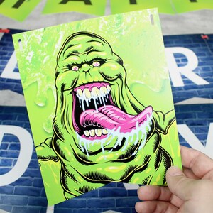 Ghostbusters Happy Birthday Banner - 17 Flags | Slimer & No Ghost ...