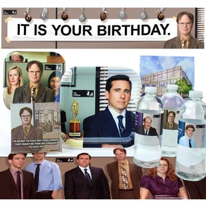 The Office TV Show Party Supplies Kit for 8 Guests- Dunder Mifflin ...