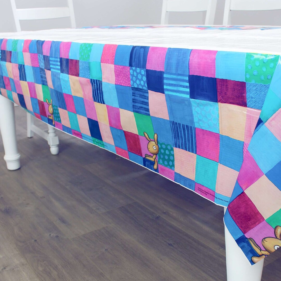 Llama Llama Quilted Table Cover for Kids Birthday Party – Plastic ...