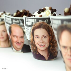 The Office TV Show Cupcake Wrappers (set of 12)- Dunder Mifflin Theme ...