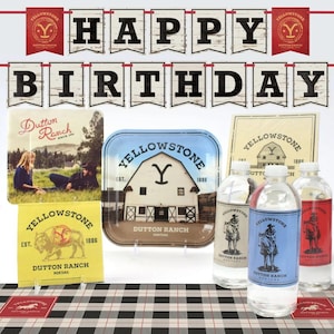 Yellowstone Party Packs for Guests, for Milestone Birthdays, Backyard ...