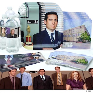The Office TV Show Party Supplies Kit for 8 Guests- Dunder Mifflin ...