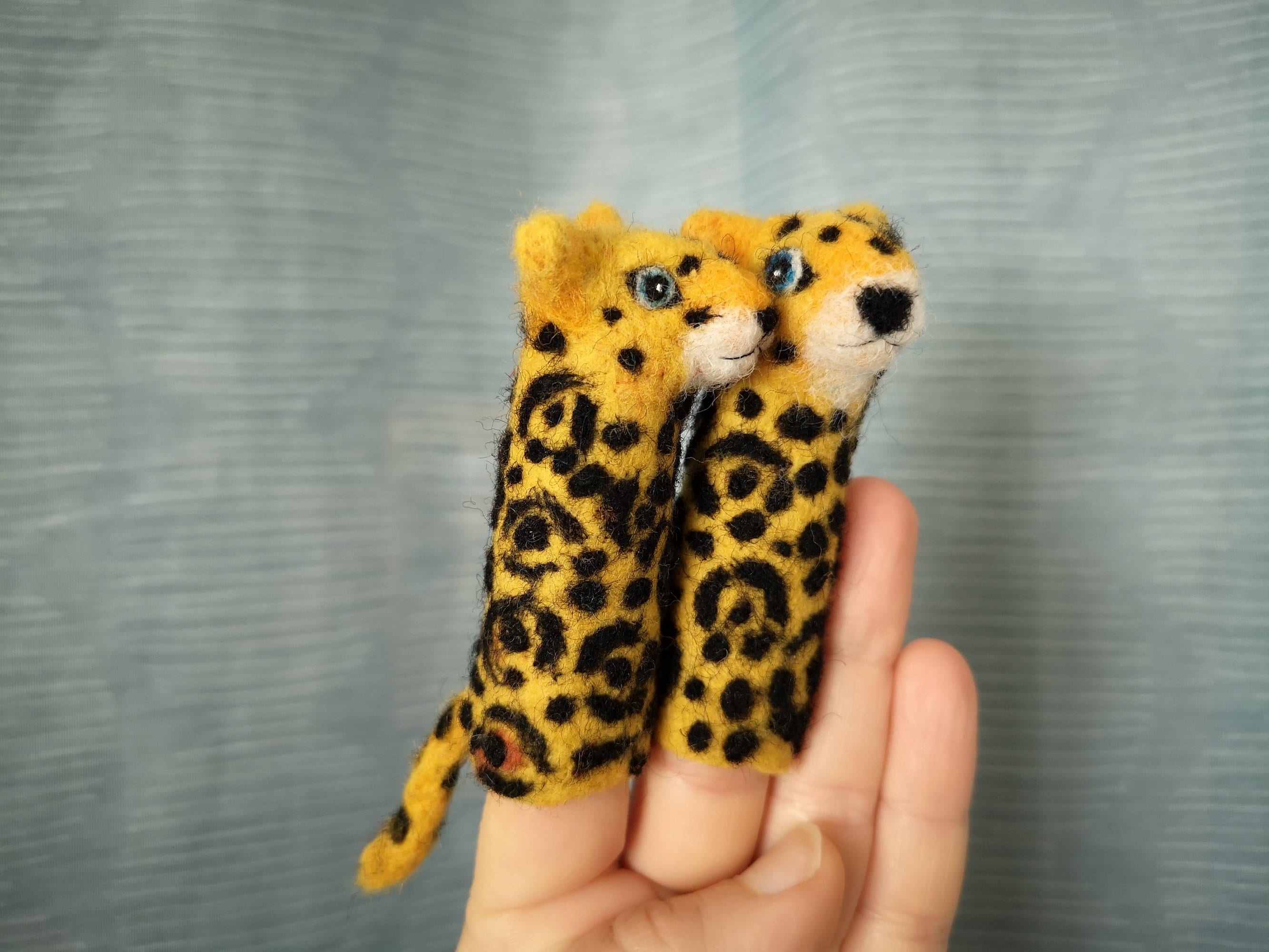 Finger Puppet Jaguar - Etsy