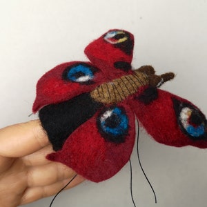 Finger Puppet Peacock Butterfly - Etsy