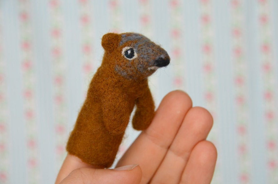 Finger Puppet Marmot - Etsy