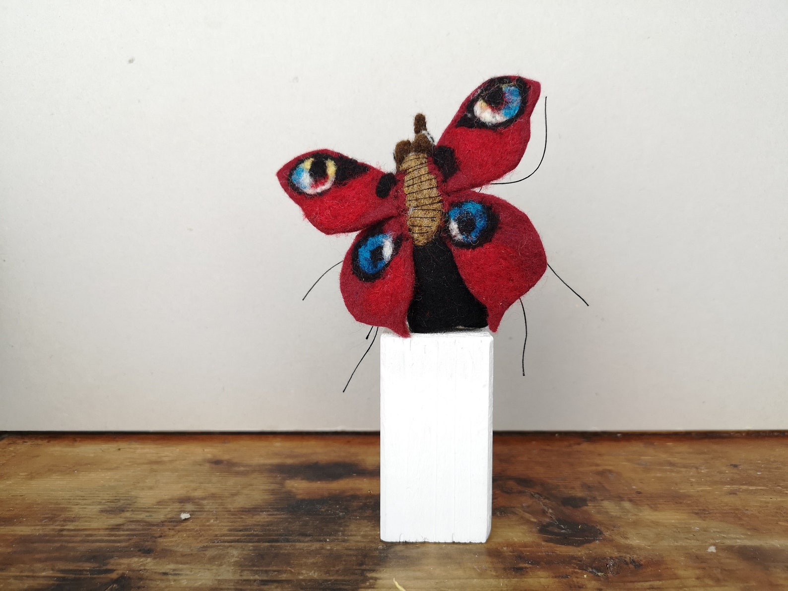 Finger Puppet Peacock Butterfly - Etsy