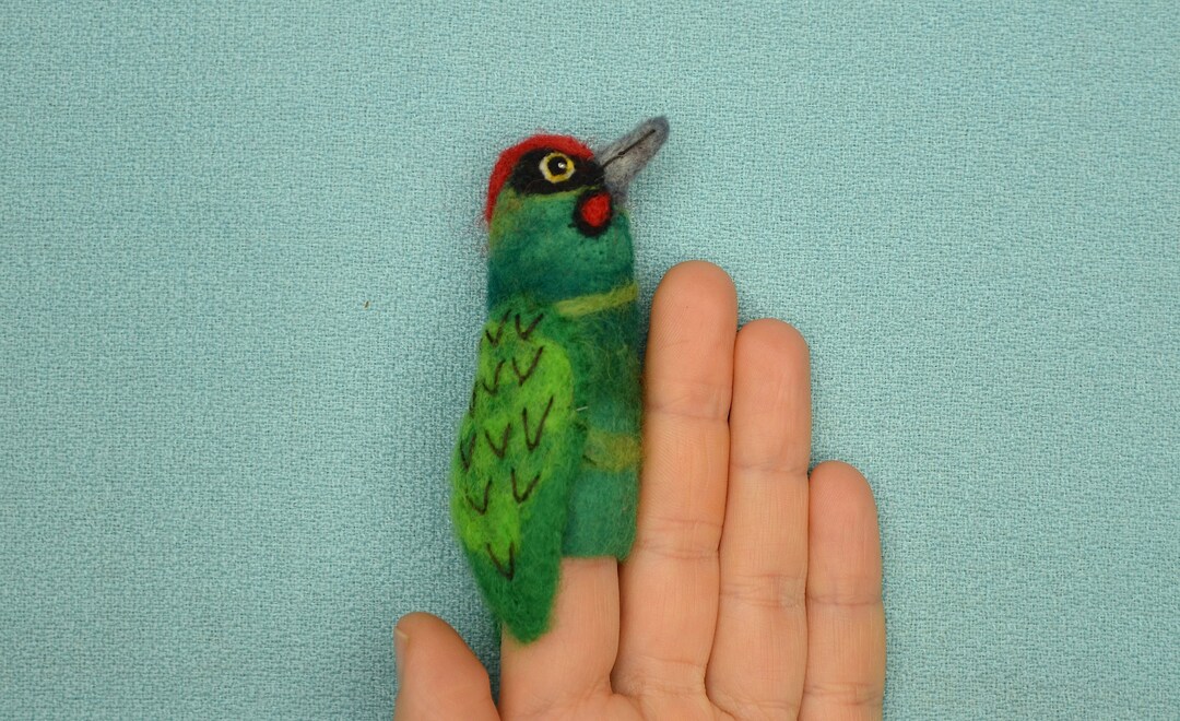 Finger Puppet Woodpecker - Etsy
