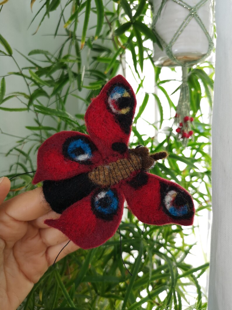 Finger Puppet Peacock Butterfly - Etsy
