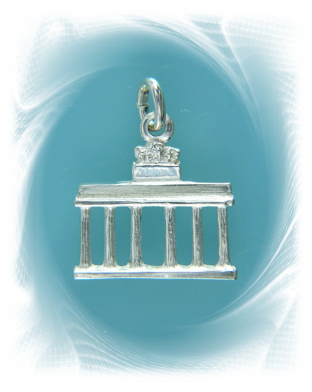 Silver Pendant brandenburg Gate, Pendant, Chain Pendant, Silver Pendant ...