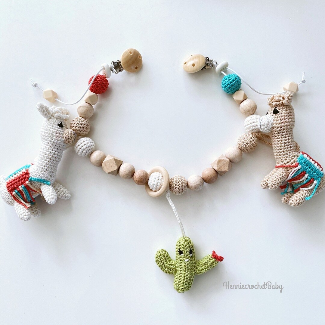 Crocheted Stroller Chain Baby Carriage Banner Stroller - Etsy