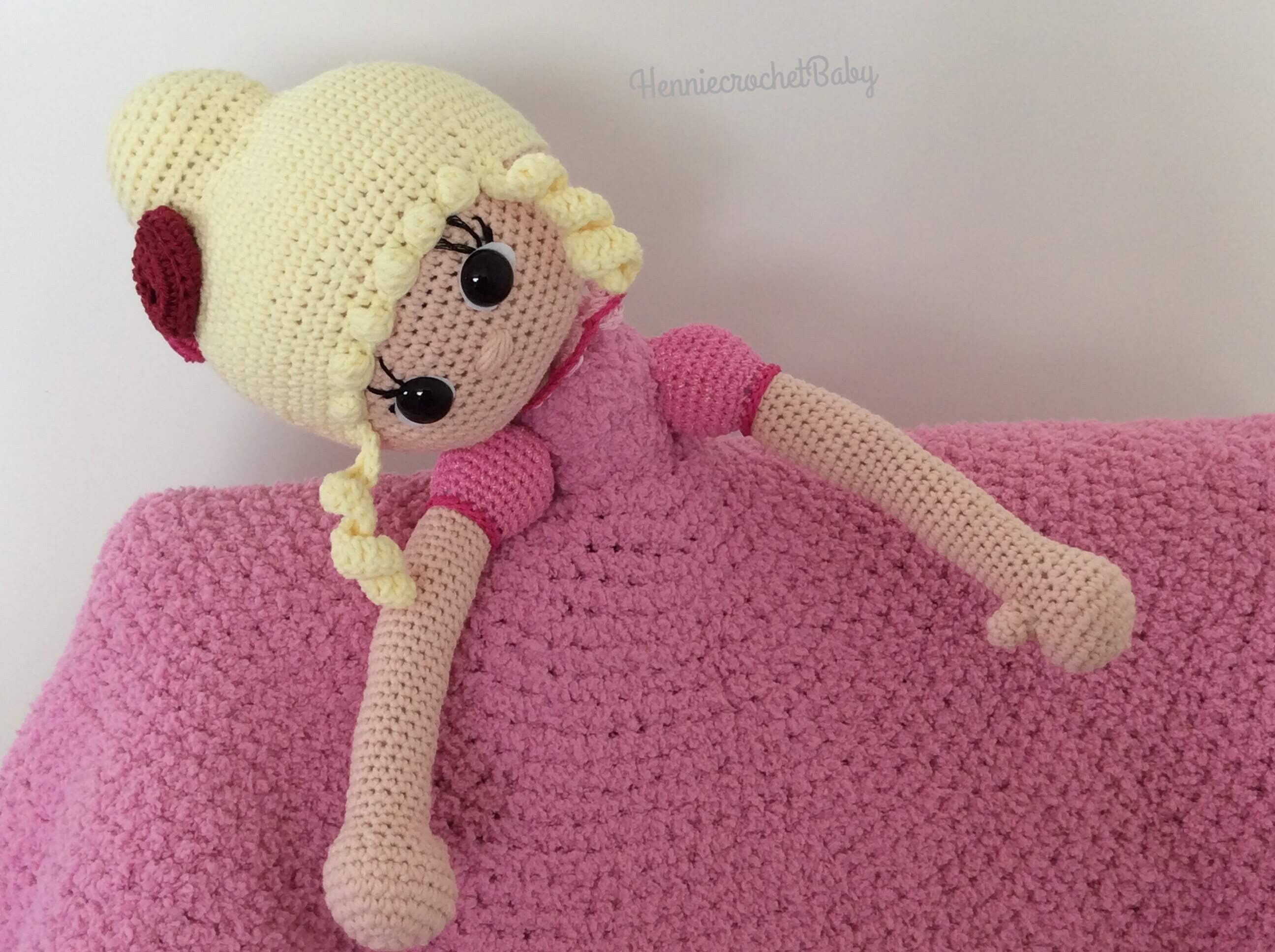 Knuffeldeken baby kleed spelen Doornroosje deken prinses | Etsy