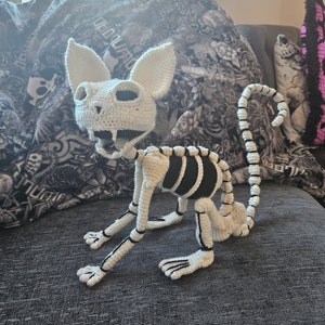Crochet Cat Skeleton Figure. - Etsy