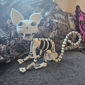 Crochet Cat Skeleton Figure. - Etsy