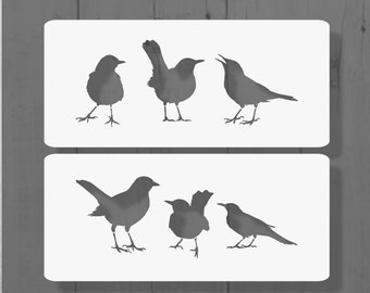 Blackbird Stencil - Etsy