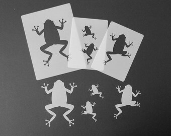 Frog stencil | Etsy
