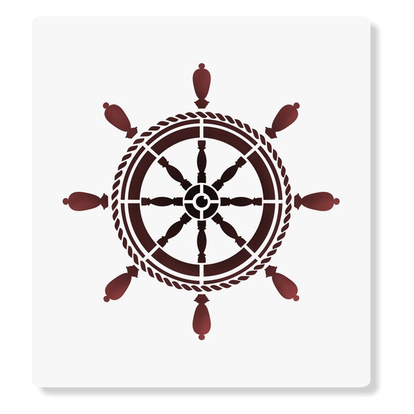 Ships Wheel Stencil - Etsy