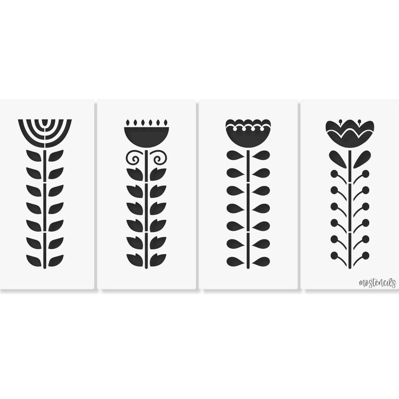 Scandinavian Stencil - Etsy