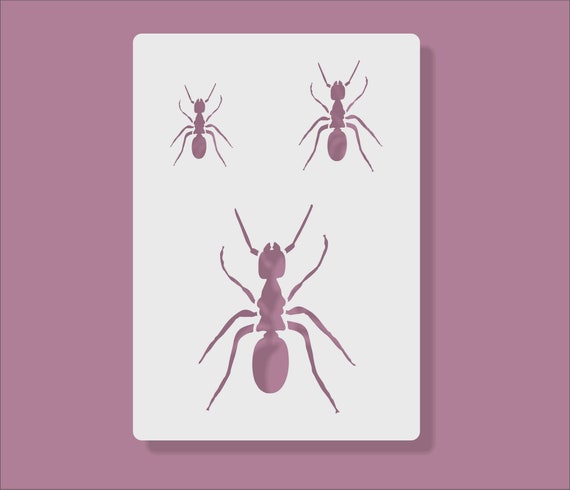 ant stencil DIN A4 Stencils & Templates Craft Supplies & Tools ...